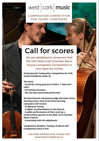 Chamber Music Festival - Composition Competition Winners - West Cork Music